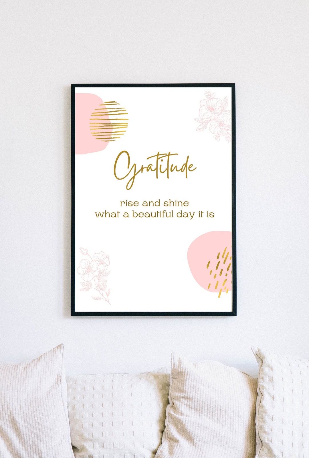 Gratitude Poster, Downloadable Digital Poster, Wall Print - Etsy