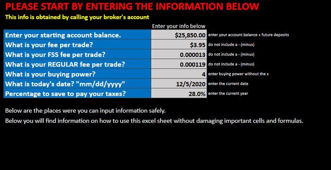 Ultimate Day Trading and Swing Trading 1-year Google Spreadsheet Tracker Download - Etsy