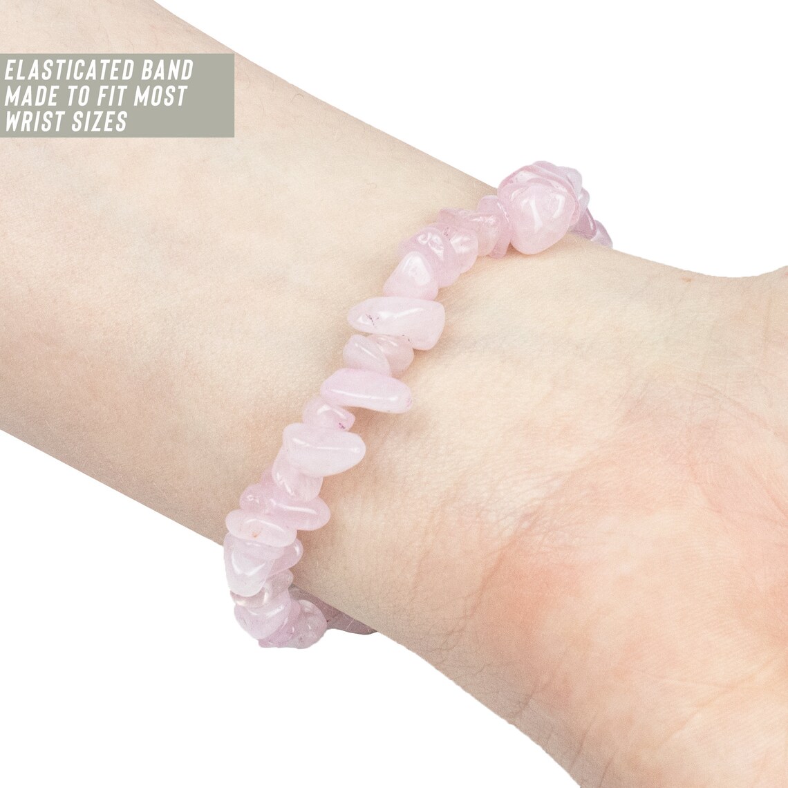 Rose Quartz Chip Bracelet Chip Bracelet Rose Bracelet | Etsy