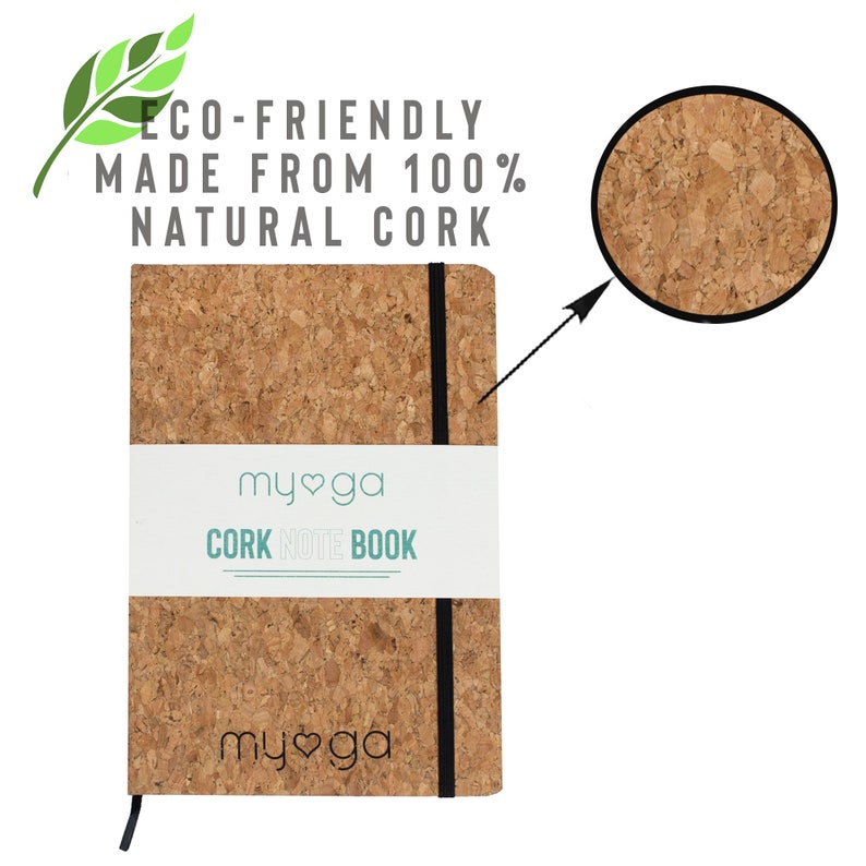 Cork Notebook Journal Eco-friendly Diary A5 Travel Natural - Etsy