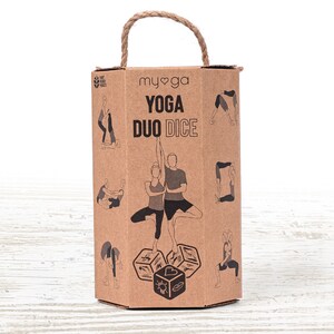 Yoga Duo Dice - Exercise Fun Foam Dice for Adults, 2 Pose Dice and 1 ...