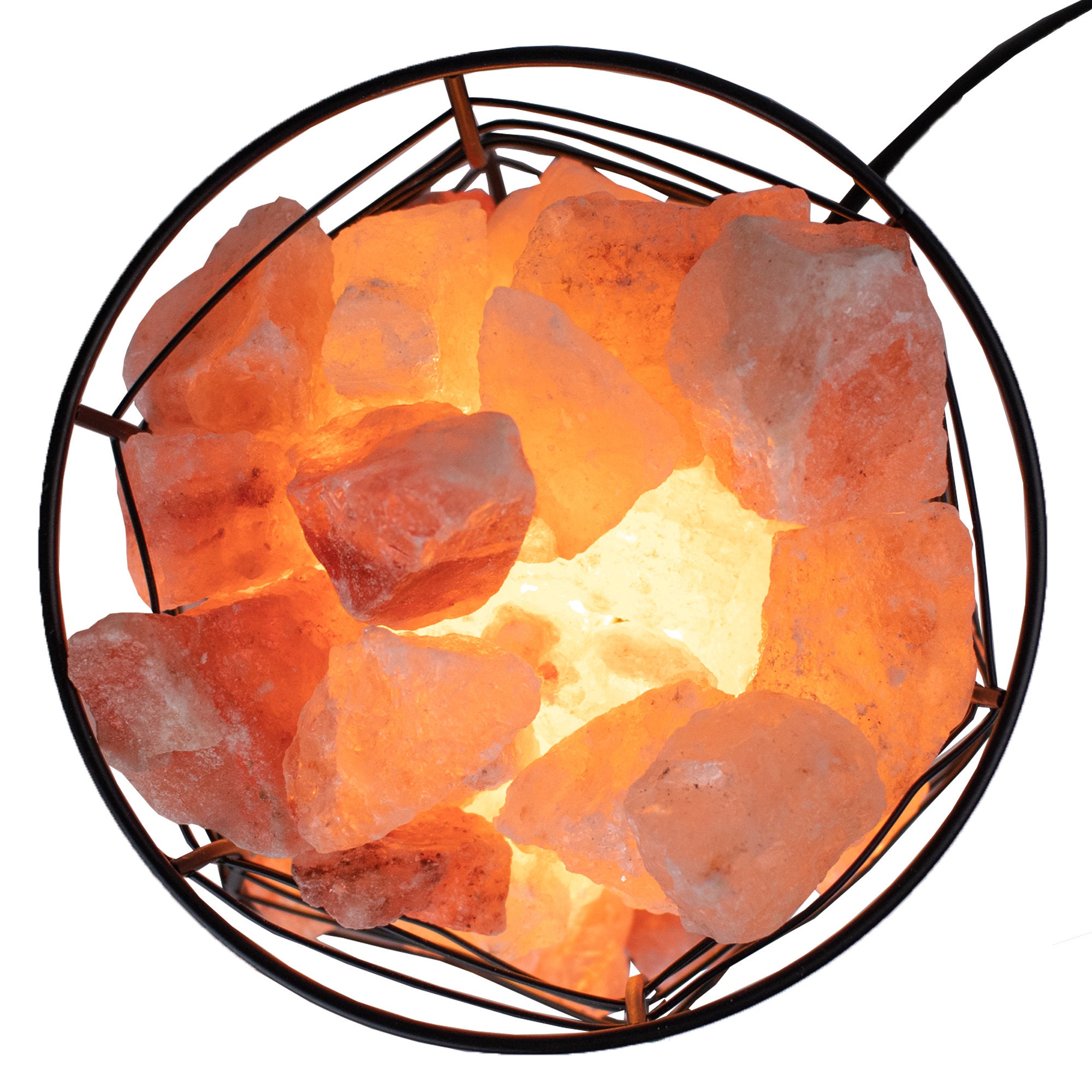 Himalayan Fire Pit Salt Lamp 100% Hand-carved Himalayan Salt | Etsy UK