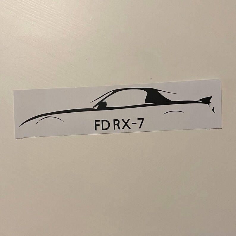 MAZDA FD RX7 DECALS - Etsy