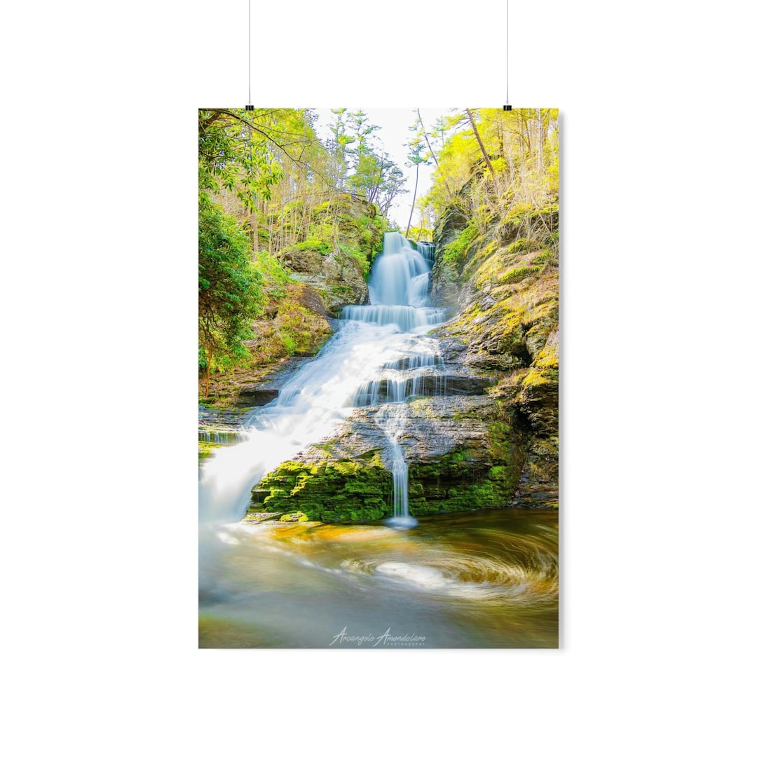Waterfall Premium Matte Vertical Posters Photograph - Etsy