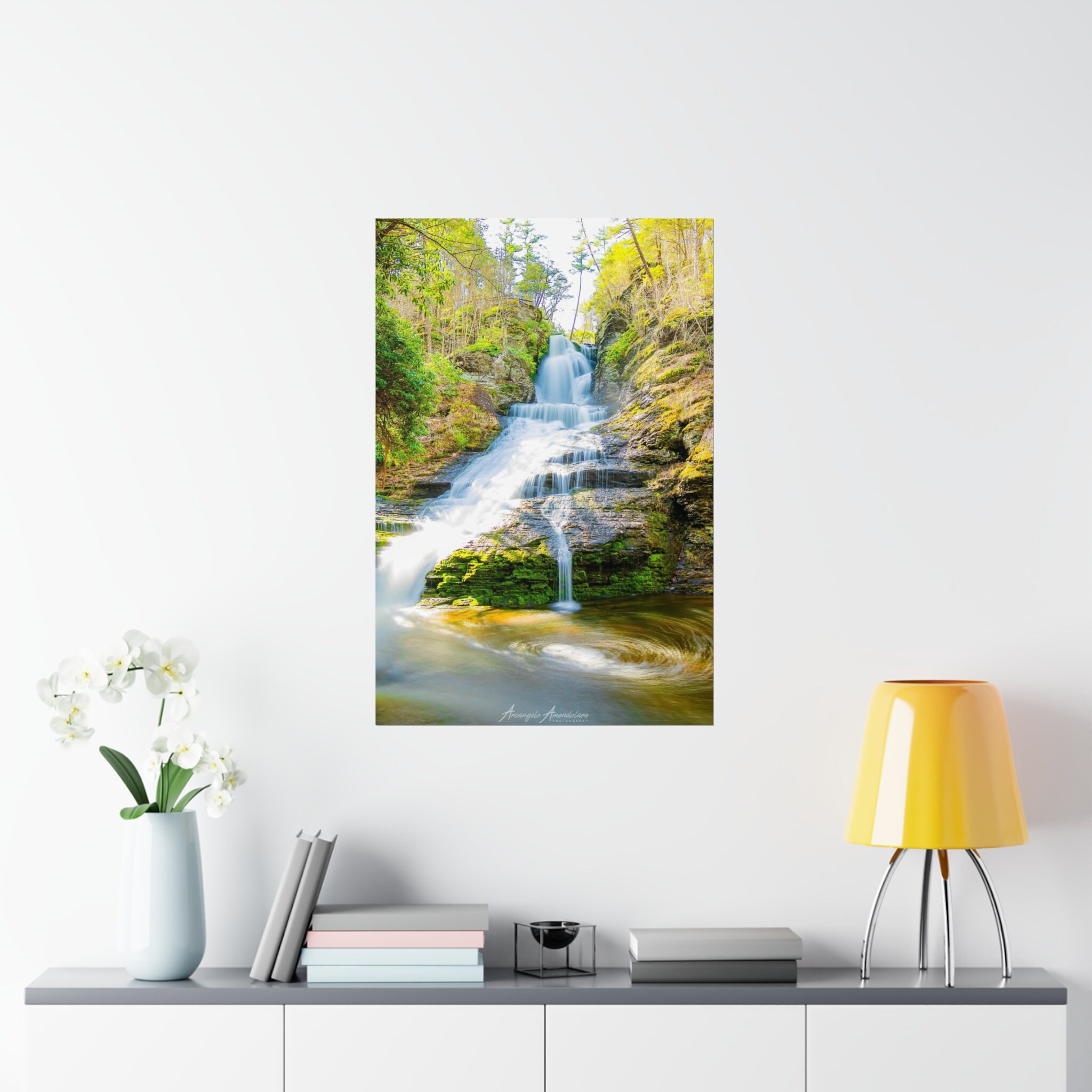 Waterfall Premium Matte Vertical Posters Photograph Photographer Long ...