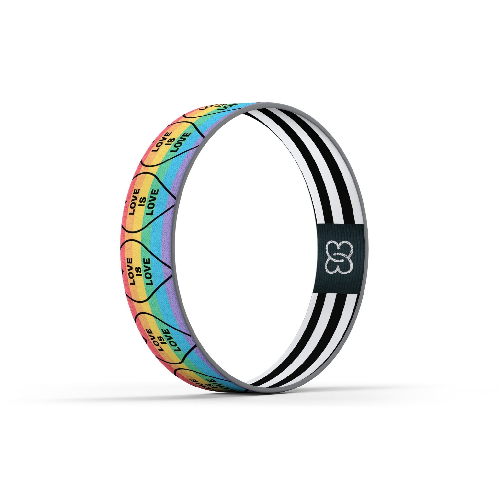 Straight Ally LGBTQ Pride Elastic Woven Wrist Band - Etsy