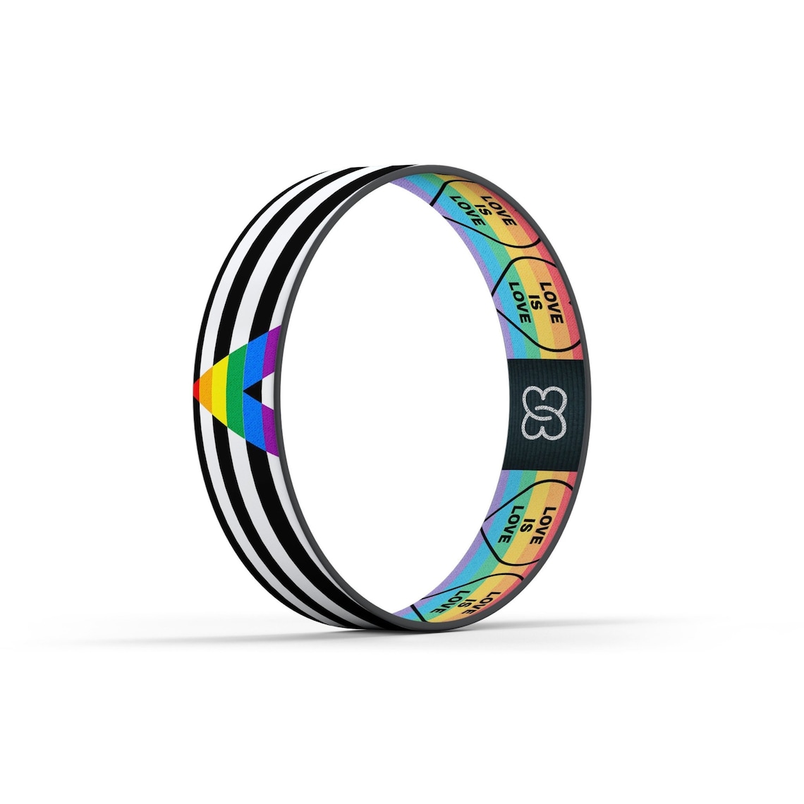 Straight Ally LGBTQ Pride Elastic Woven Wrist Band - Etsy