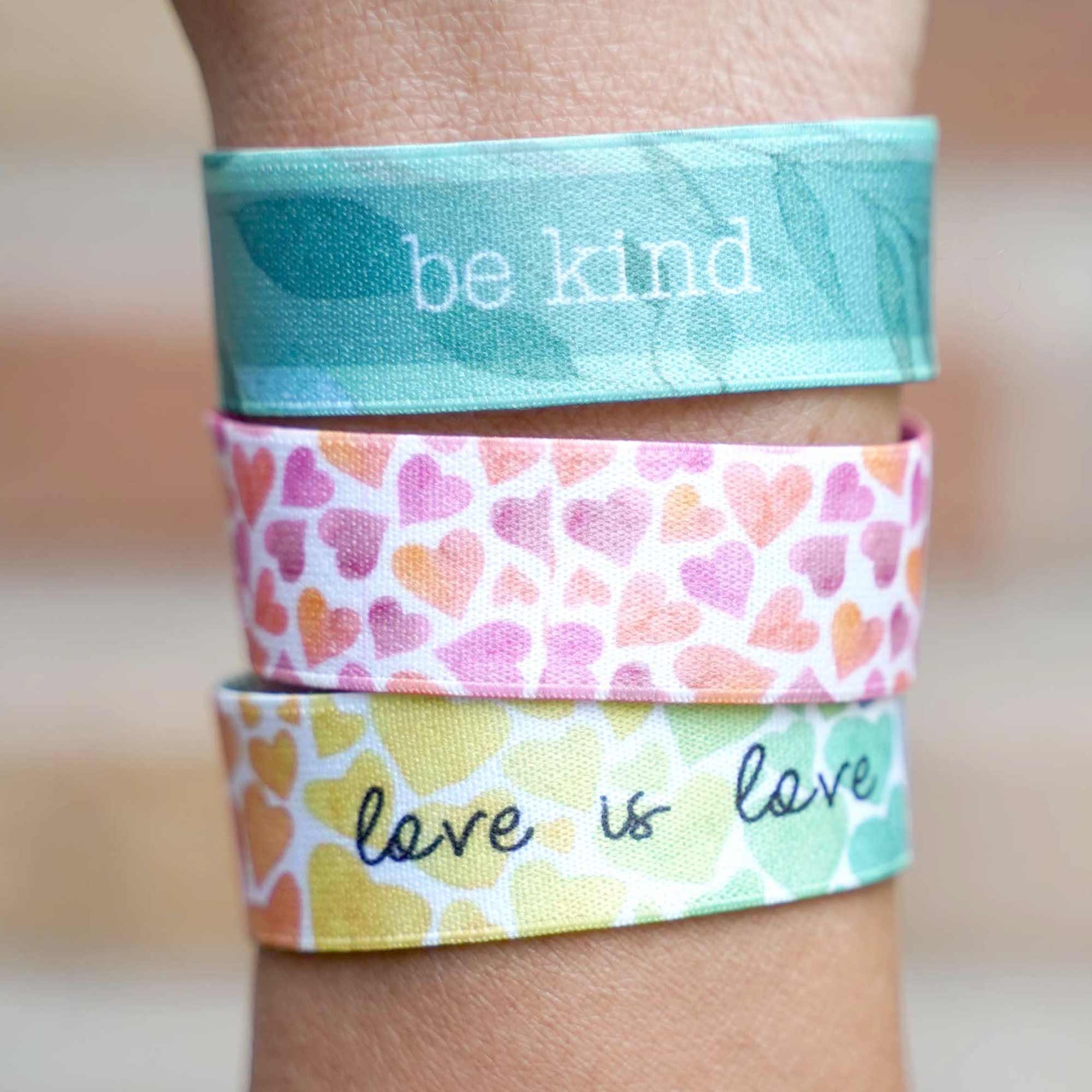 Straight Ally LGBTQ Pride Elastic Woven Wrist Band - Etsy