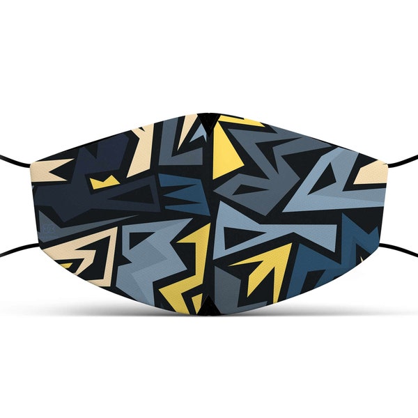 Graffiti Face Mask - Etsy