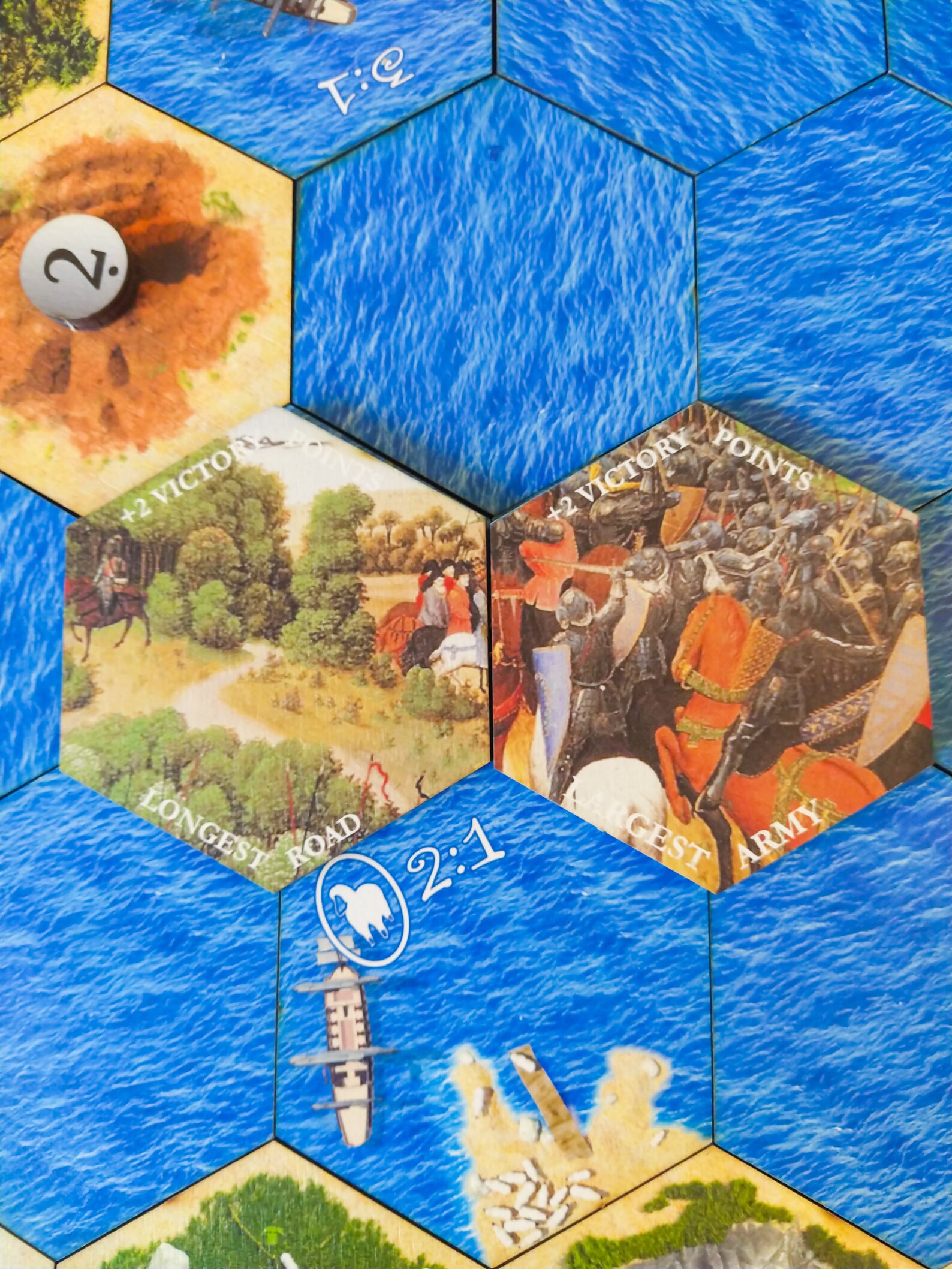 Custom game boards 3-4 or 5-6 Player's Seafarers Laser | Etsy