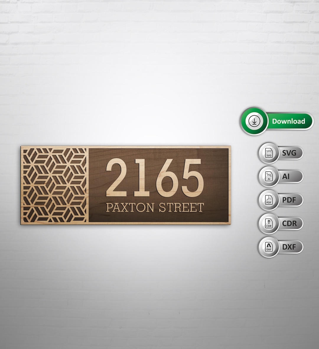Address Number Sign SVG, Home Number Sign SVG, Wooden Home Sign SVG ...