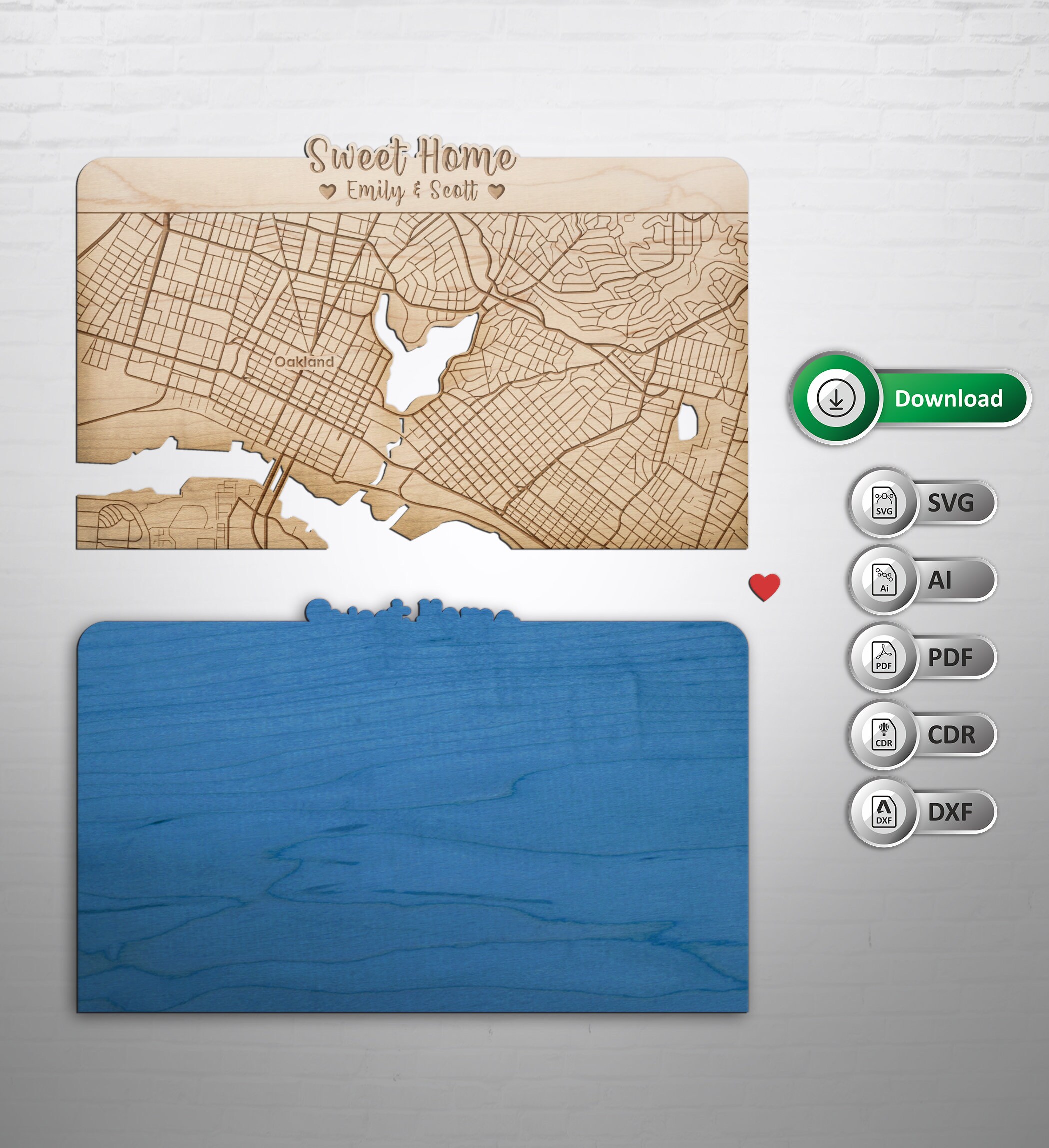 Sweet Home Map SVG, Sweet Home Sign SVG, Home Map SVG, Wooden Home Map ...