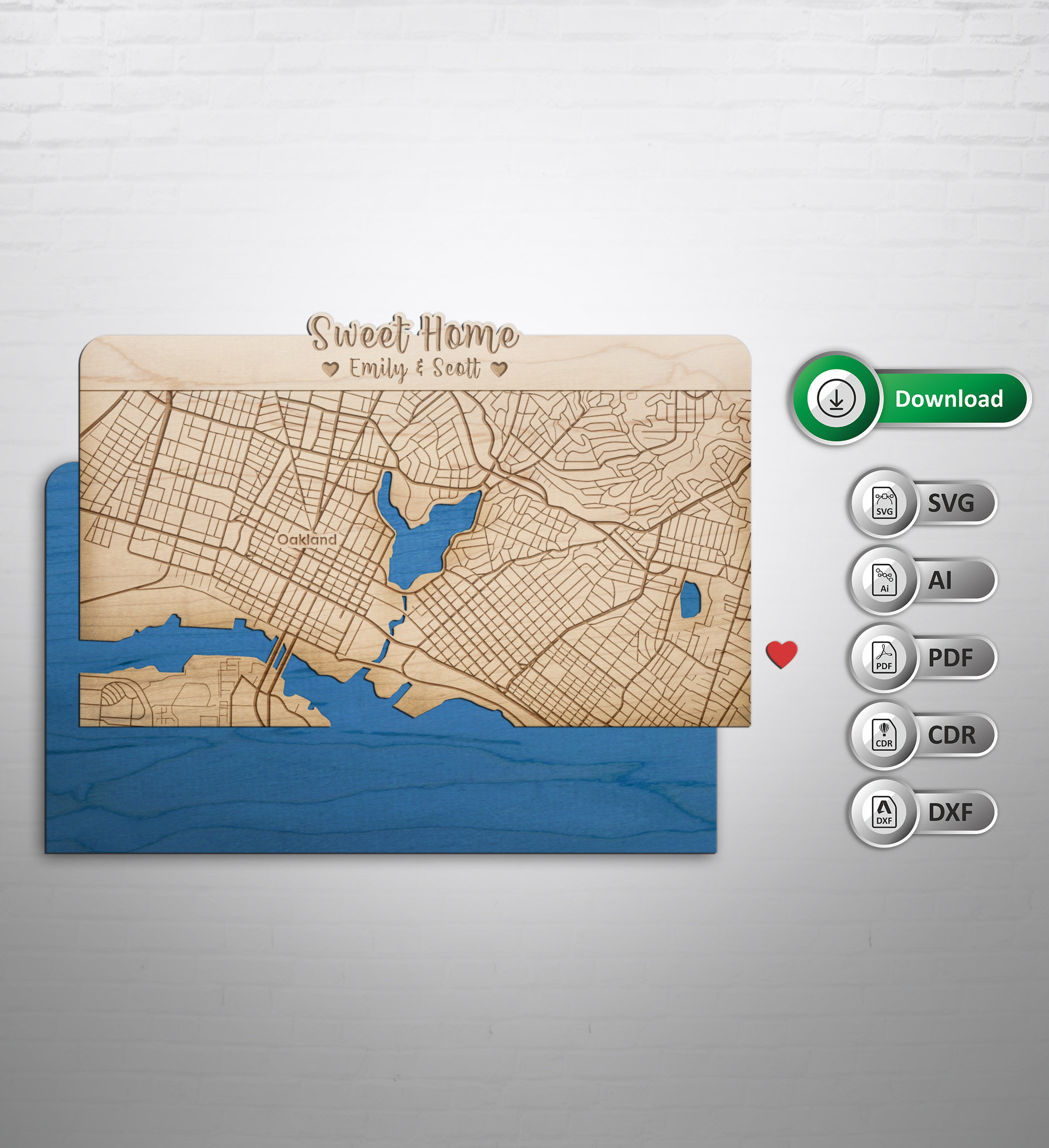 Sweet Home Map SVG, Sweet Home Sign SVG, Home Map SVG, Wooden Home Map ...
