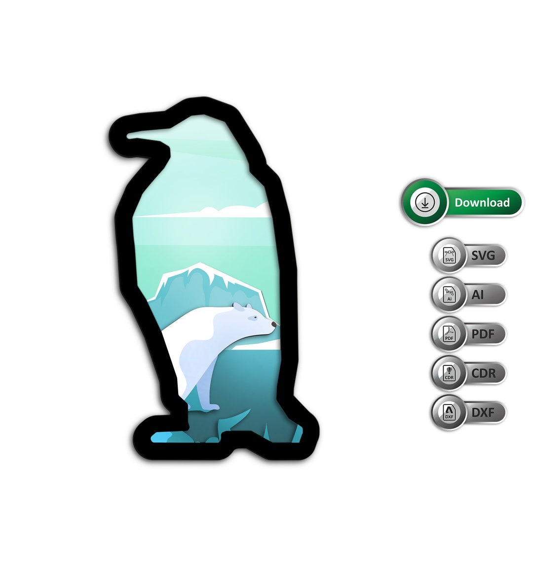 3D Penguin Sign SVG, Nursery Sign SVG, Baby Room Sign SVG, Wooden 3D ...