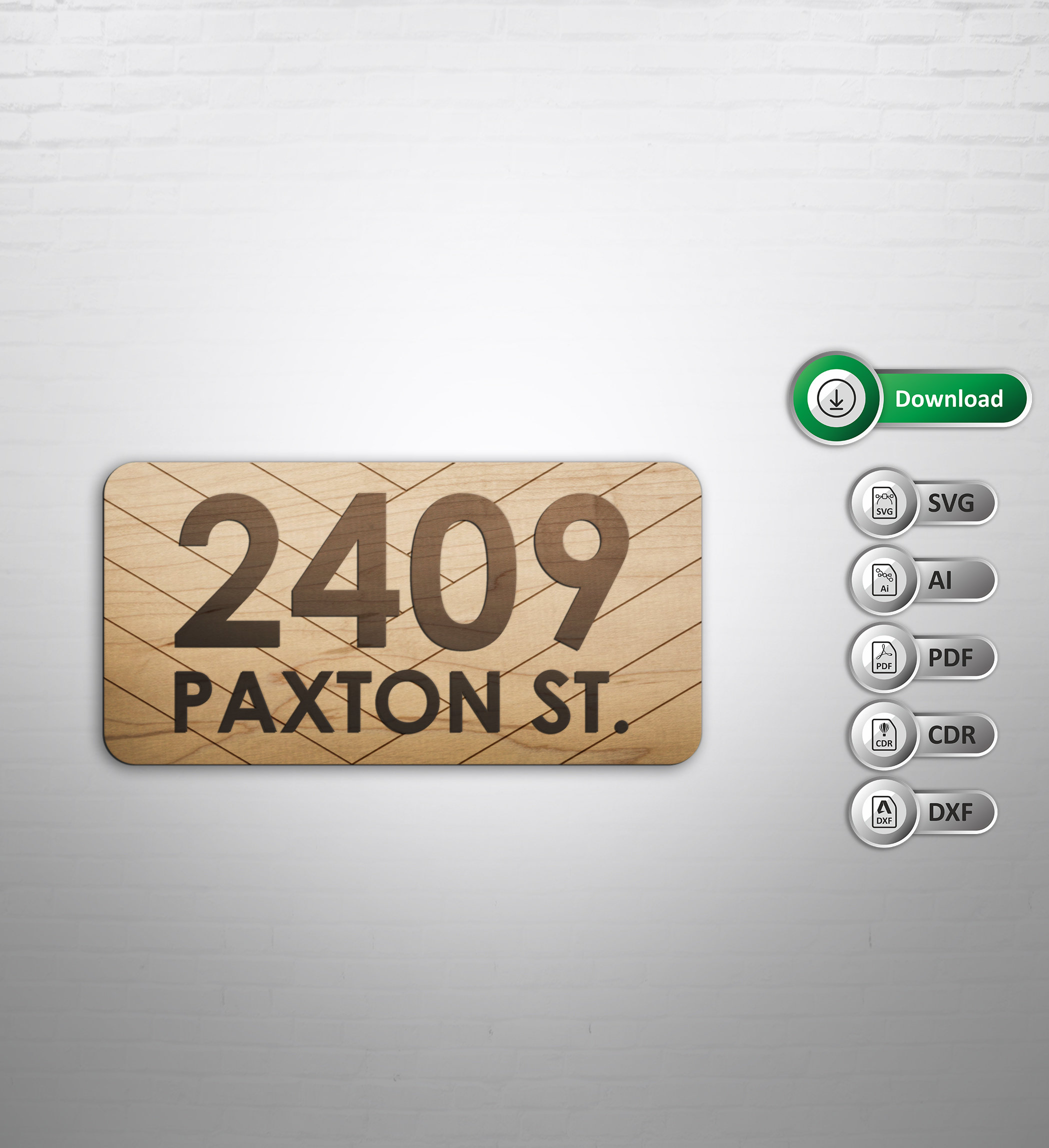 Home Number Sign SVG, House Address Sign SVG, Personalized Home Sign ...