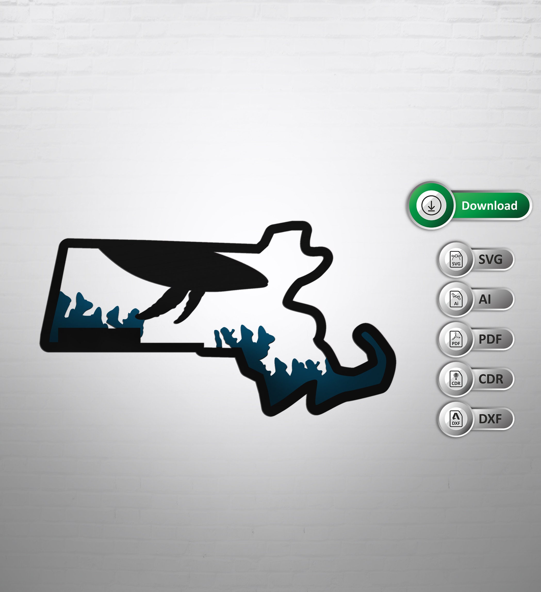 Massachusetts SVG, Laser Cut File, American States, United States SVG ...