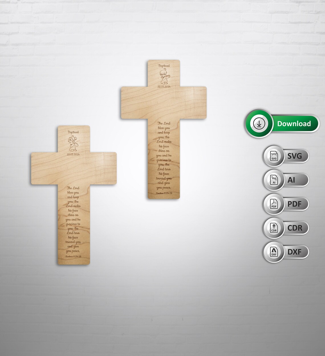 Baptism Name Sign SVG, Baptism Cross SVG, Kid Baptism SVG, Baptism Gift ...