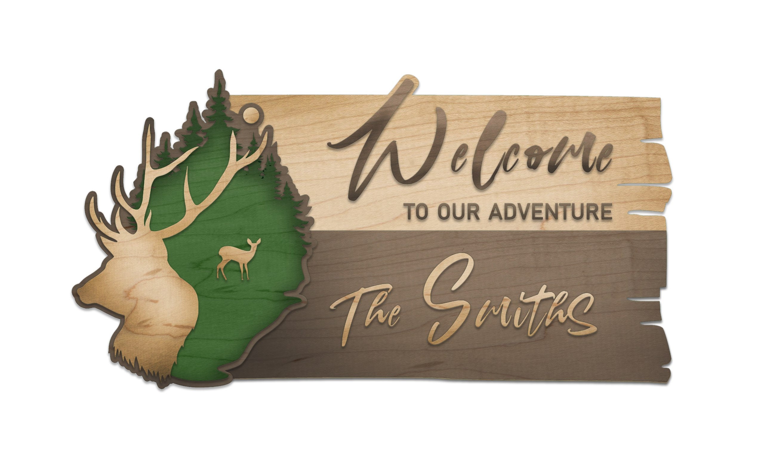SVG National Park Service Welcome Sign Inspired Family Name Sign ...
