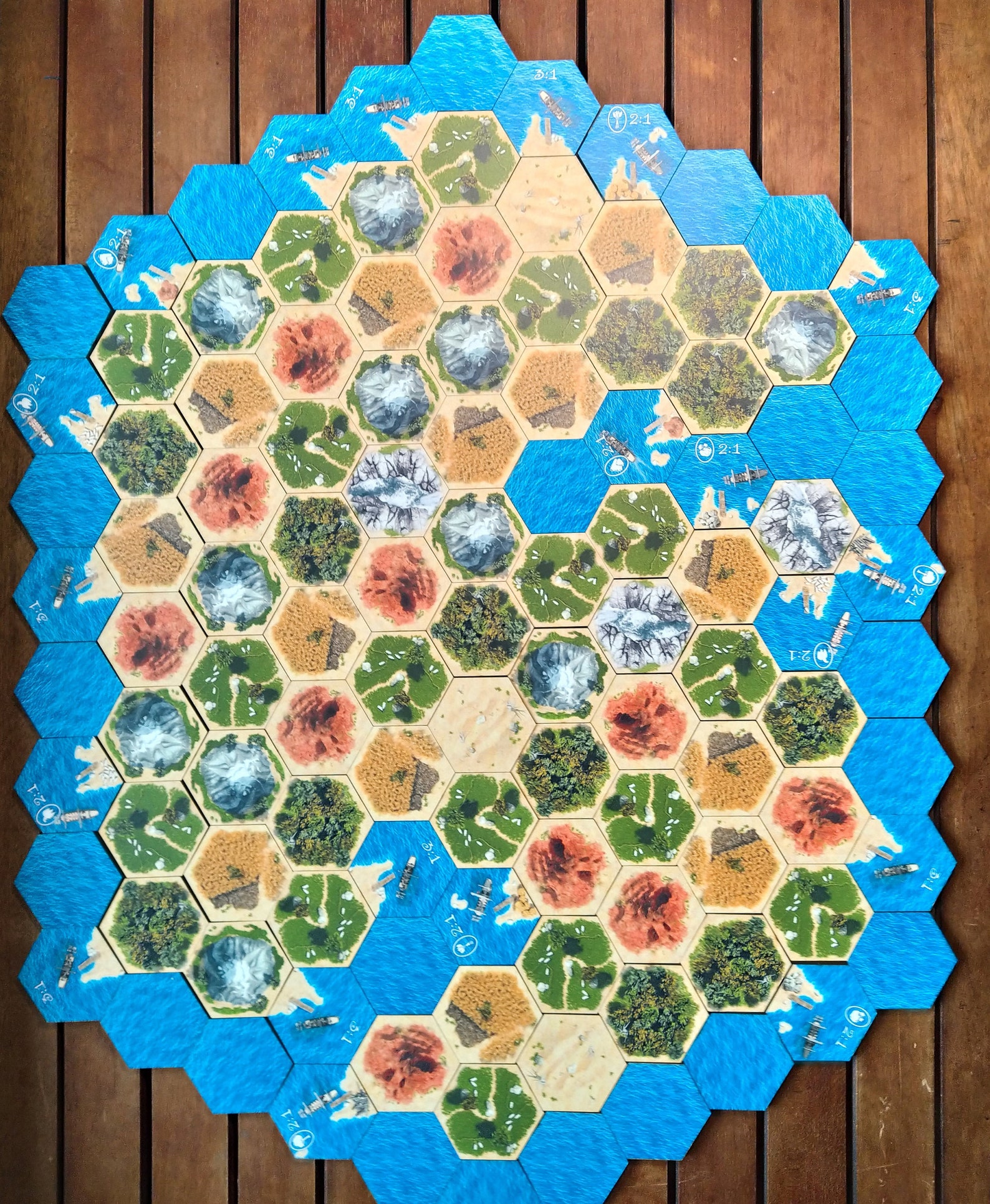 Catan Board 2-4 Player 5-6 Players Сatan accessories | Etsy