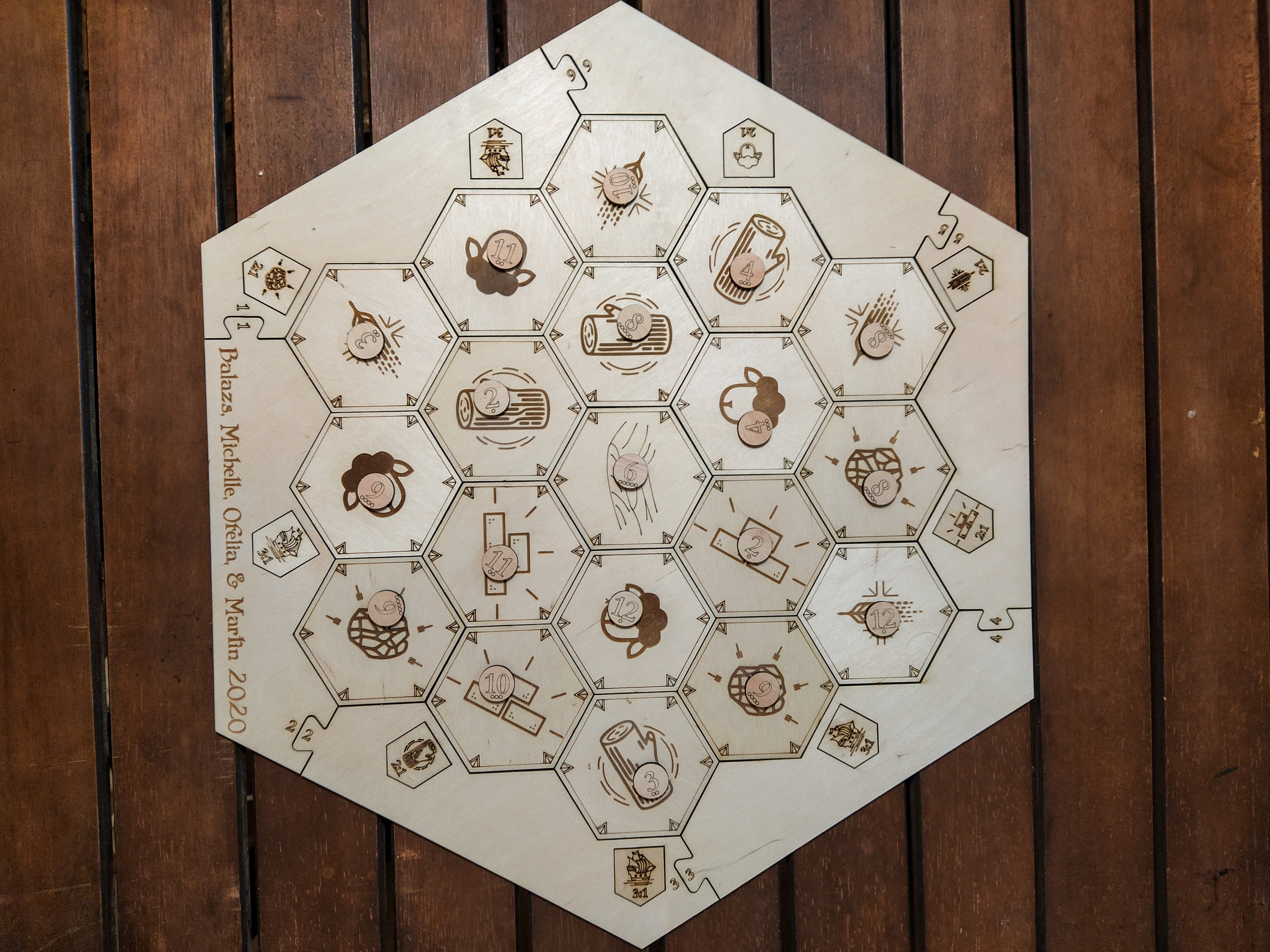 Custom catan board - lopezdebt