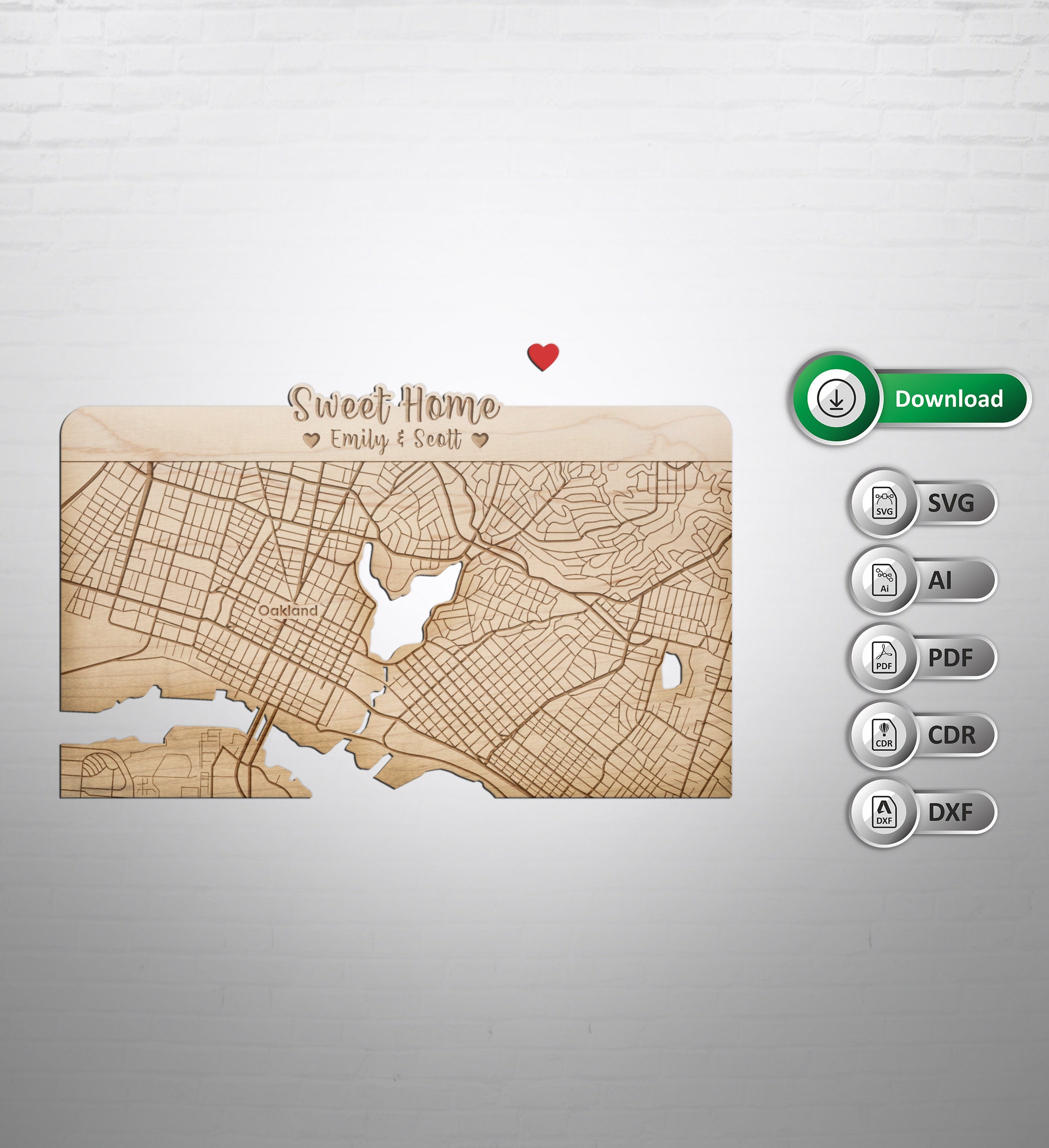 Sweet Home Map SVG, Sweet Home Sign SVG, Home Map SVG, Wooden Home Map ...