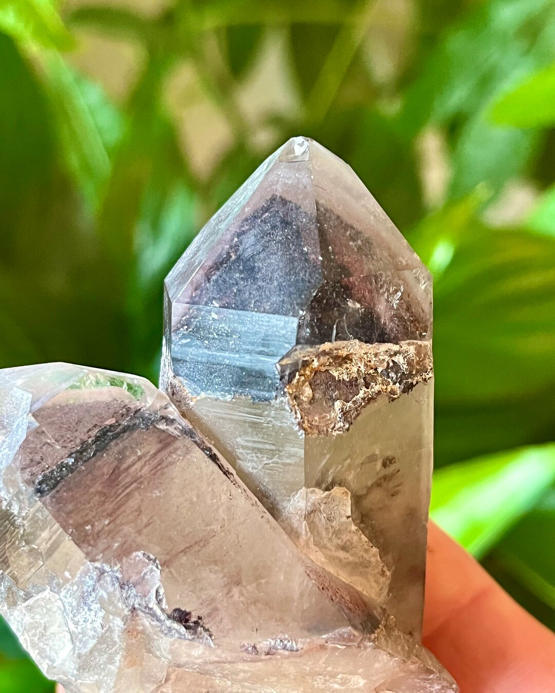 NEW FIND Ishuko Red Phantom Bridge Quartz Hematoid Included - Etsy