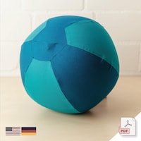 PDF Fabric Ball - 4 Size - Sewing Pattern and Tutorial - Easy ...