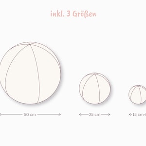 Sewing Pattern and Illustrated Instructions for Ball Cushion With 6 ...