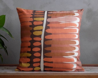 Rust Throw Pillow | Etsy