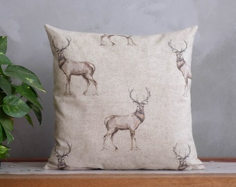 Deer Throw Pillow - Etsy
