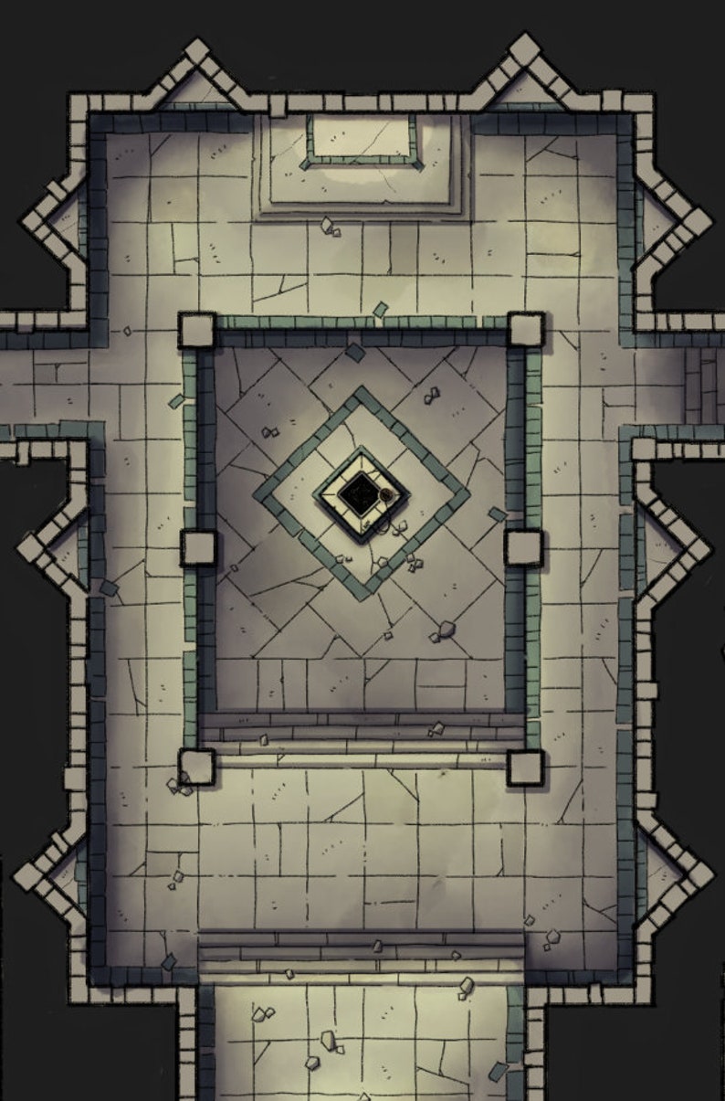 Dnd/rpg Encounter Maps - Empty Mine - Etsy