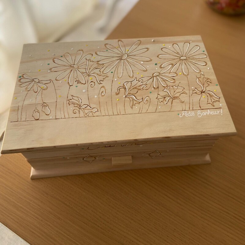 Pyrography Jewelry - Etsy