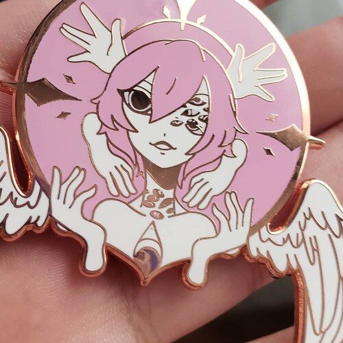 Nonbinary Angel Enamel Pin - Etsy