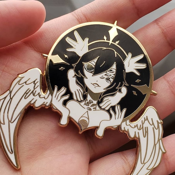 Gold Angel Pin - Etsy