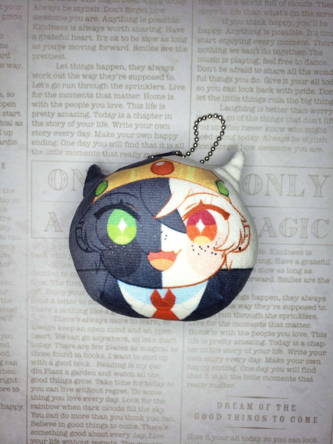 Ranboo Manjuu Keychain Plushie - Etsy