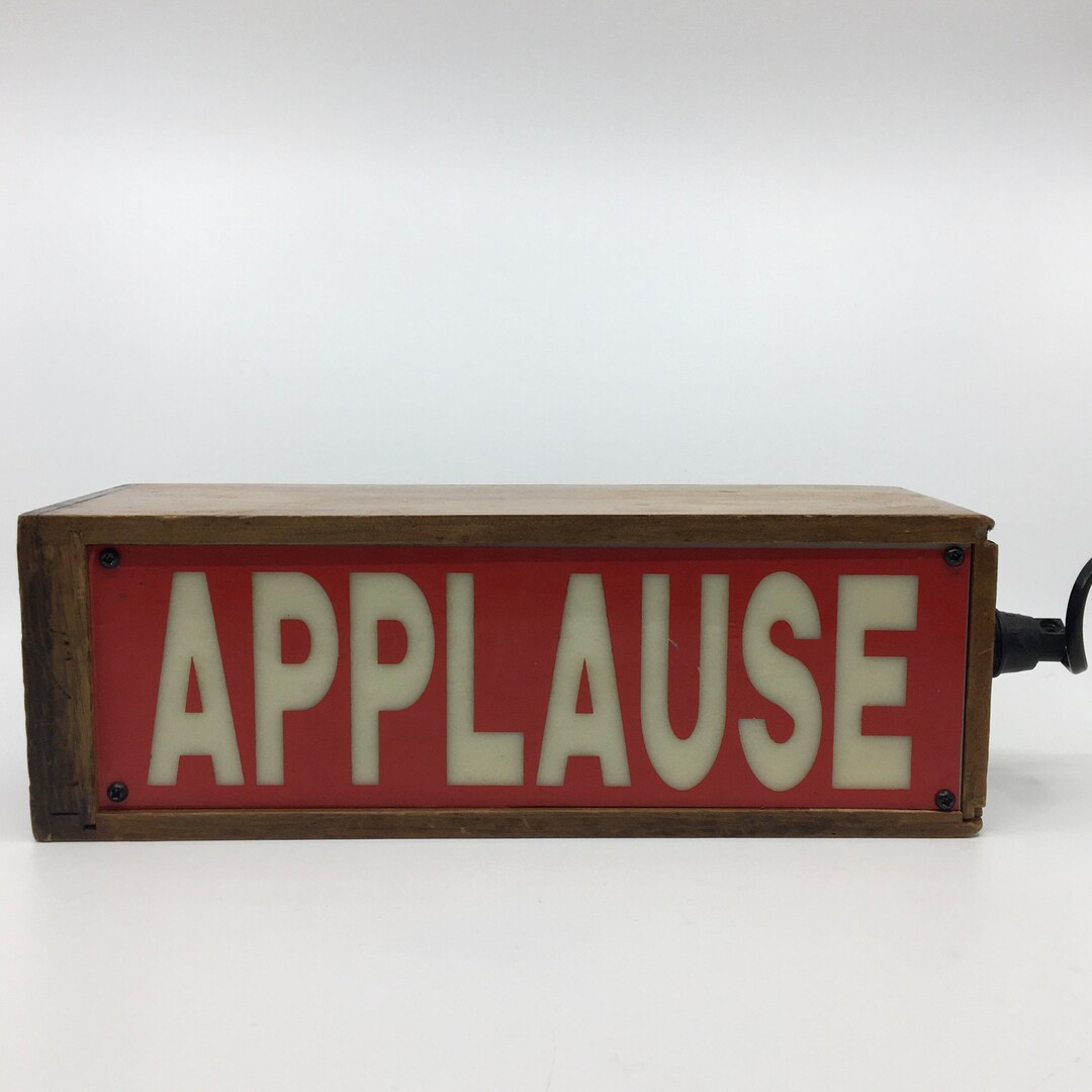 Vintage Recording Studio Light Box on Air Applause BBC Retro - Etsy