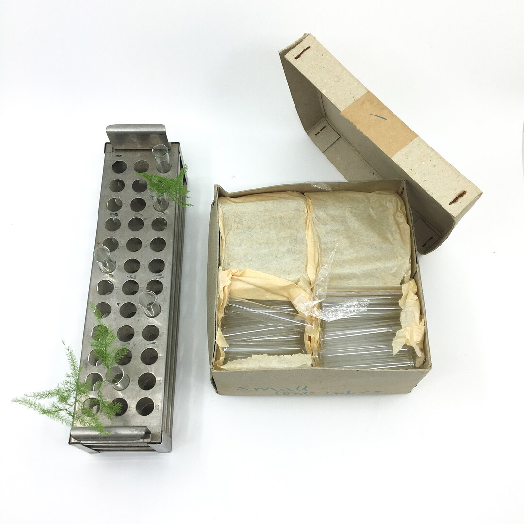 Vintage Test Tube Holder Industrial Laboratory Equipment - Etsy
