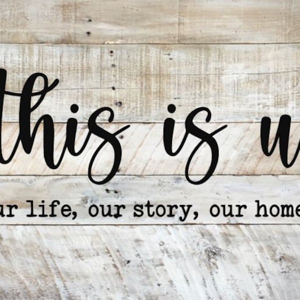 Our Story Sign - Etsy