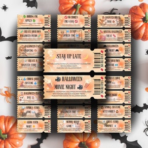 31 Printable Halloween Coupons for Kids | Digital Download | Fun ...