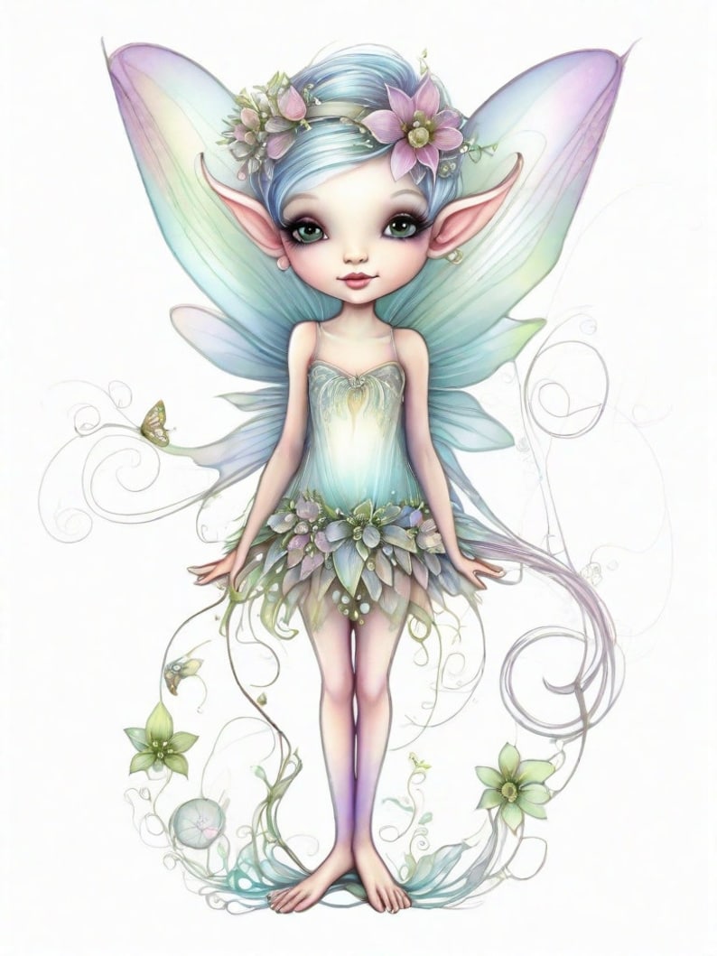 Pixie Collection, 62 Beautiful Clipart Files of Fairies and Pixies - Etsy