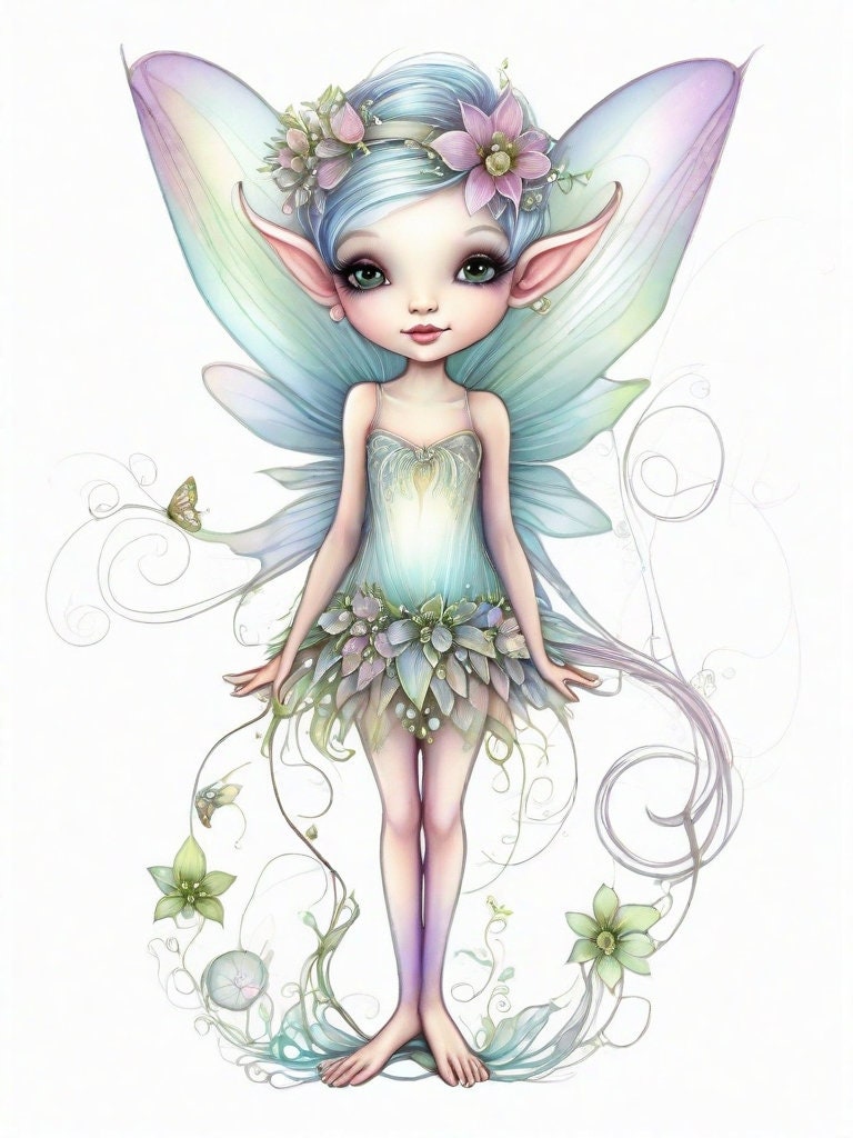 Pixie Collection, 62 Beautiful Clipart Files of Fairies and Pixies - Etsy
