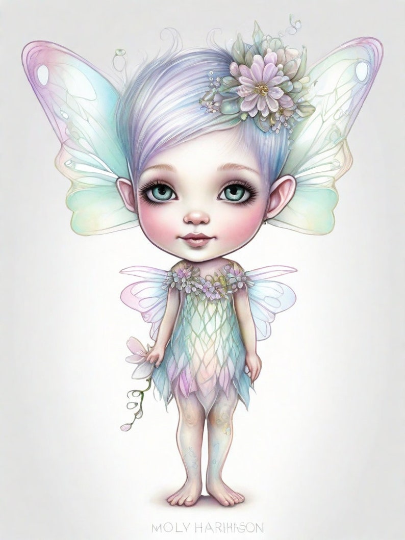 Pixie Collection, 62 Beautiful Clipart Files of Fairies and Pixies - Etsy