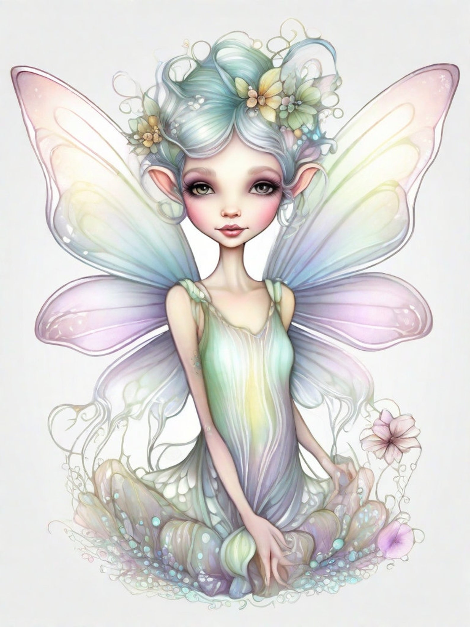 Pixie Collection, 62 Beautiful Clipart Files of Fairies and Pixies - Etsy