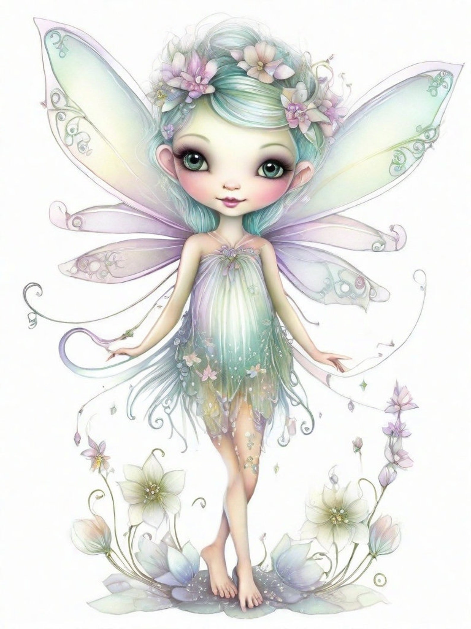 Pixie Collection, 62 Beautiful Clipart Files of Fairies and Pixies - Etsy