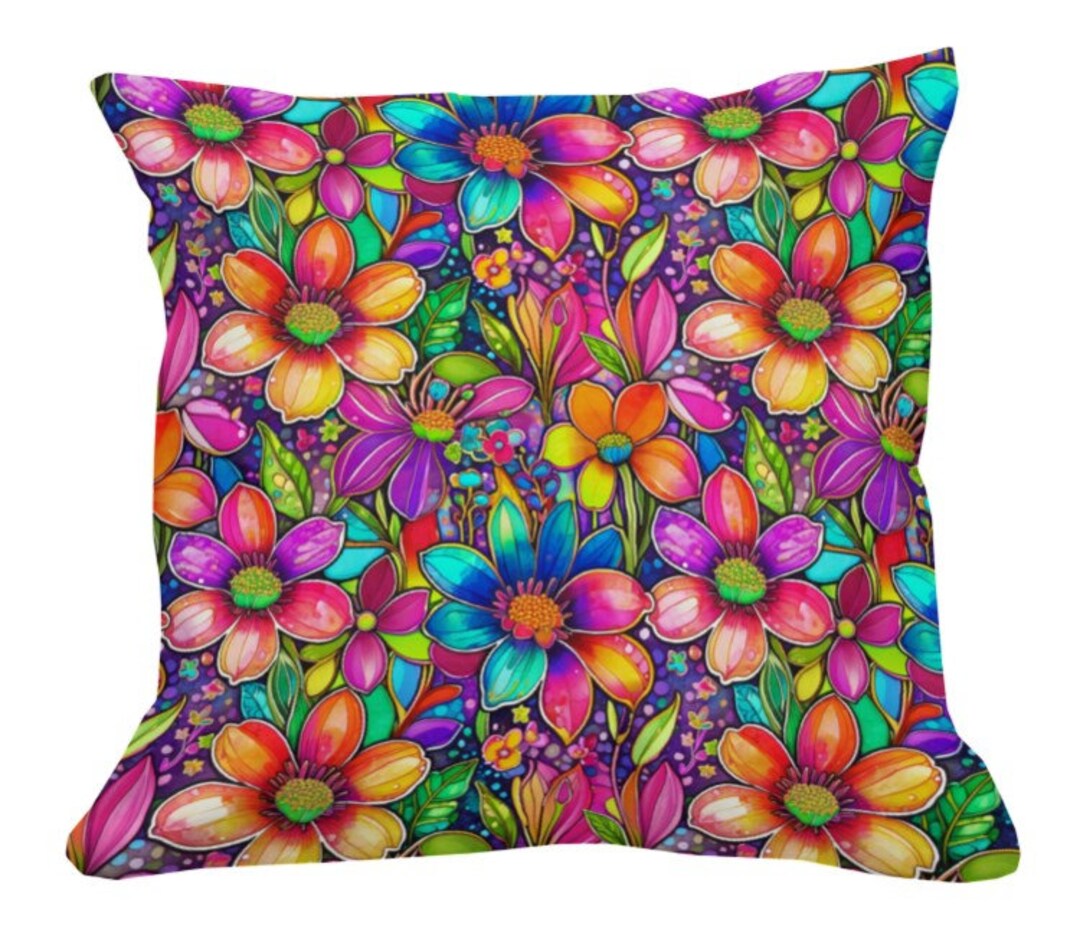 Ditzy Floral Pack 1 of Vibrant Florals, Seamless Repeat Designs. - Etsy