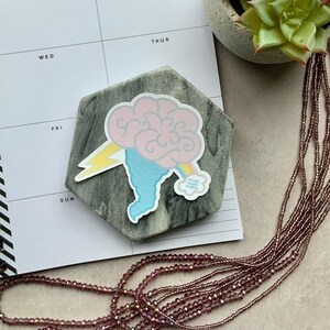 Brainstorm Sticker Sticker Alexander 23 Mental Health Mental Health ...