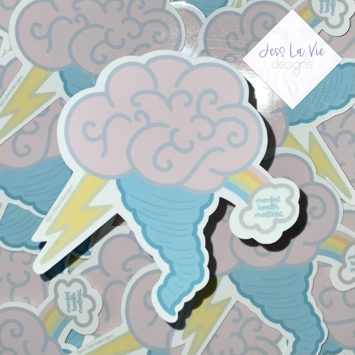 Brainstorm Sticker Sticker Alexander 23 Mental Health Mental Health ...