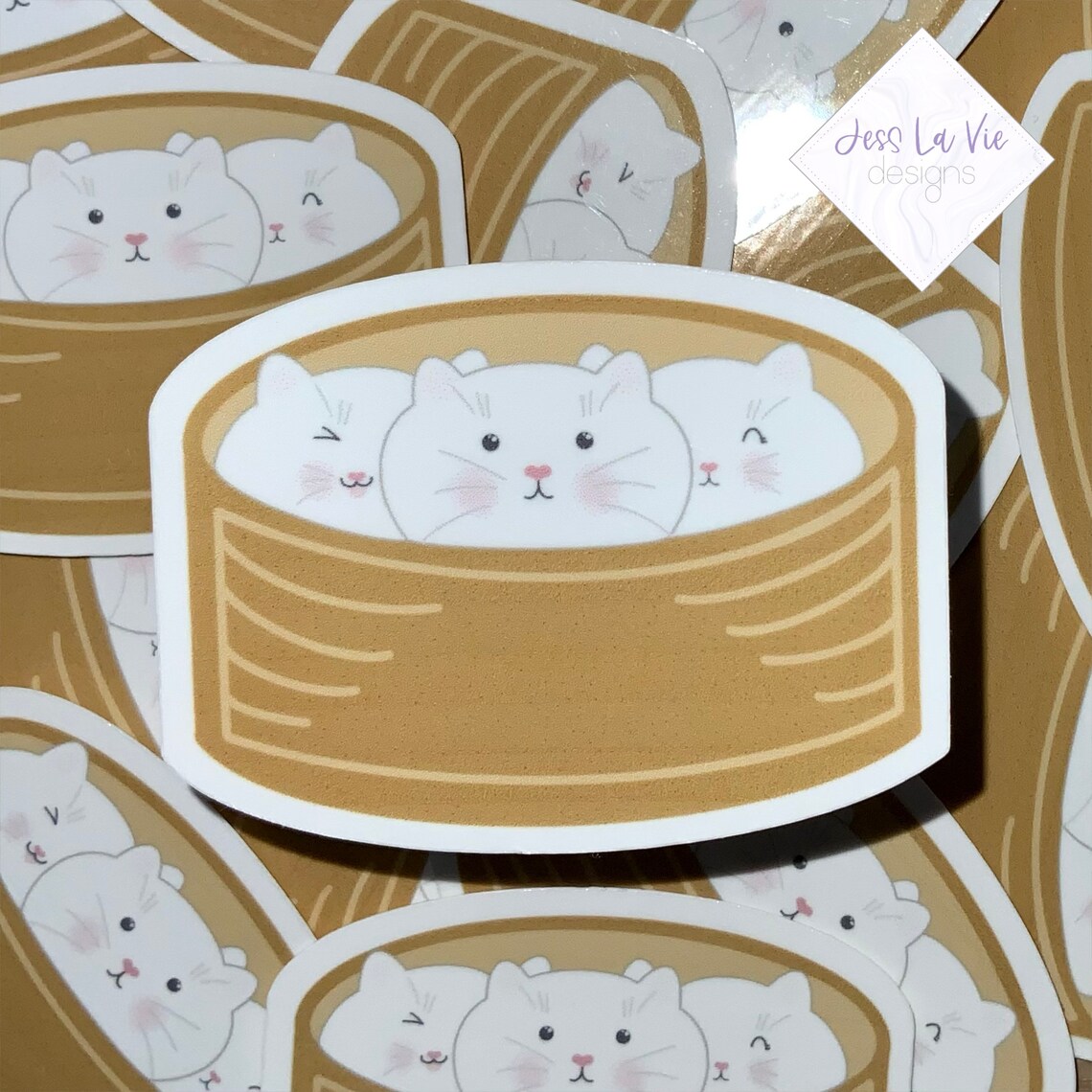 Dimsum Kitties Sticker Bundle Sticker Dimsum Dimsum Sticker Laptop ...