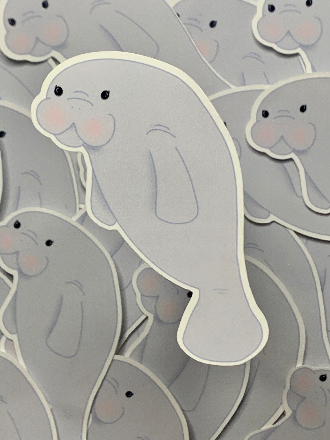 Manatee Sticker | Manatee Awareness Month | Sticker | Laptop Sticker ...