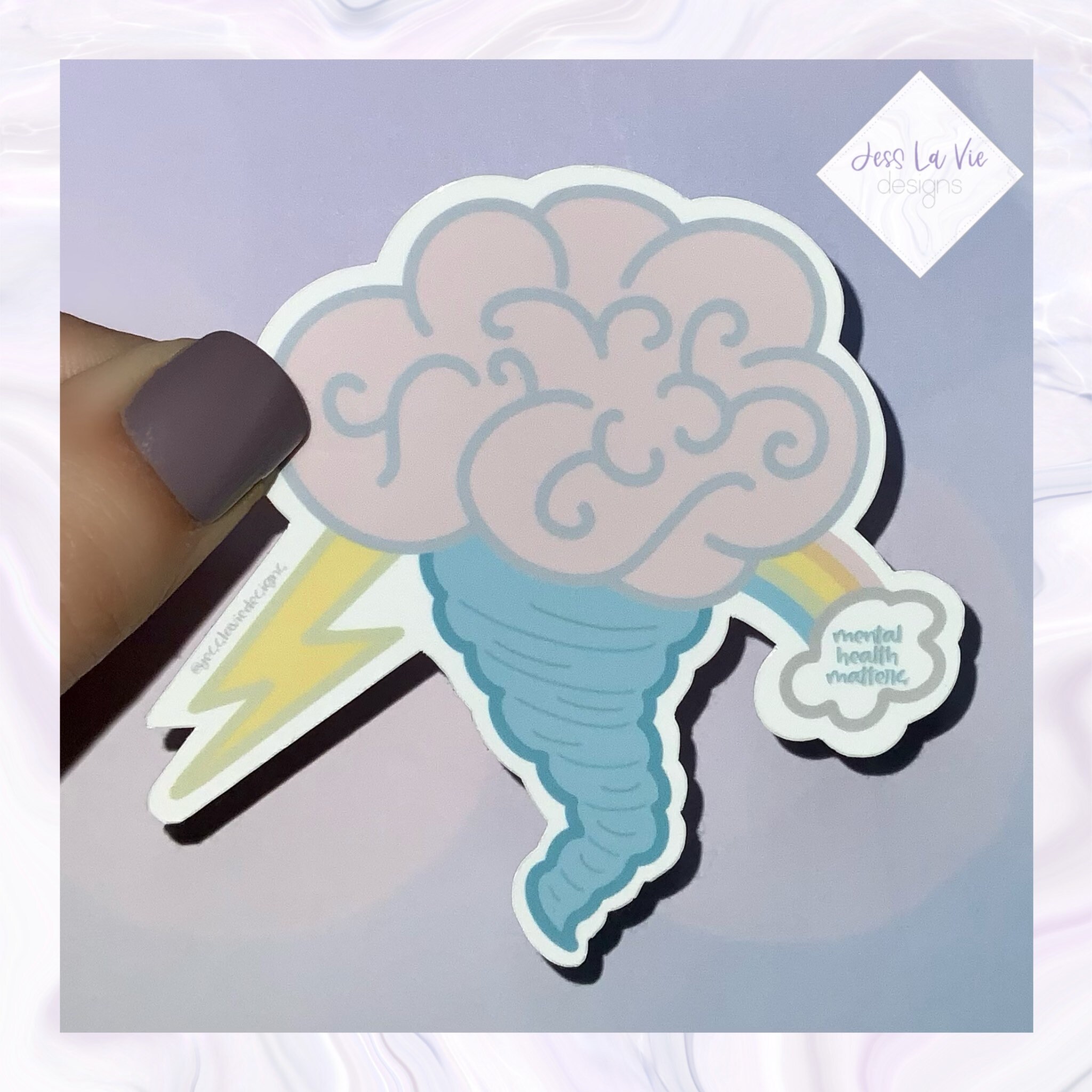 Brainstorm Sticker Sticker Alexander 23 Mental Health Mental Health ...
